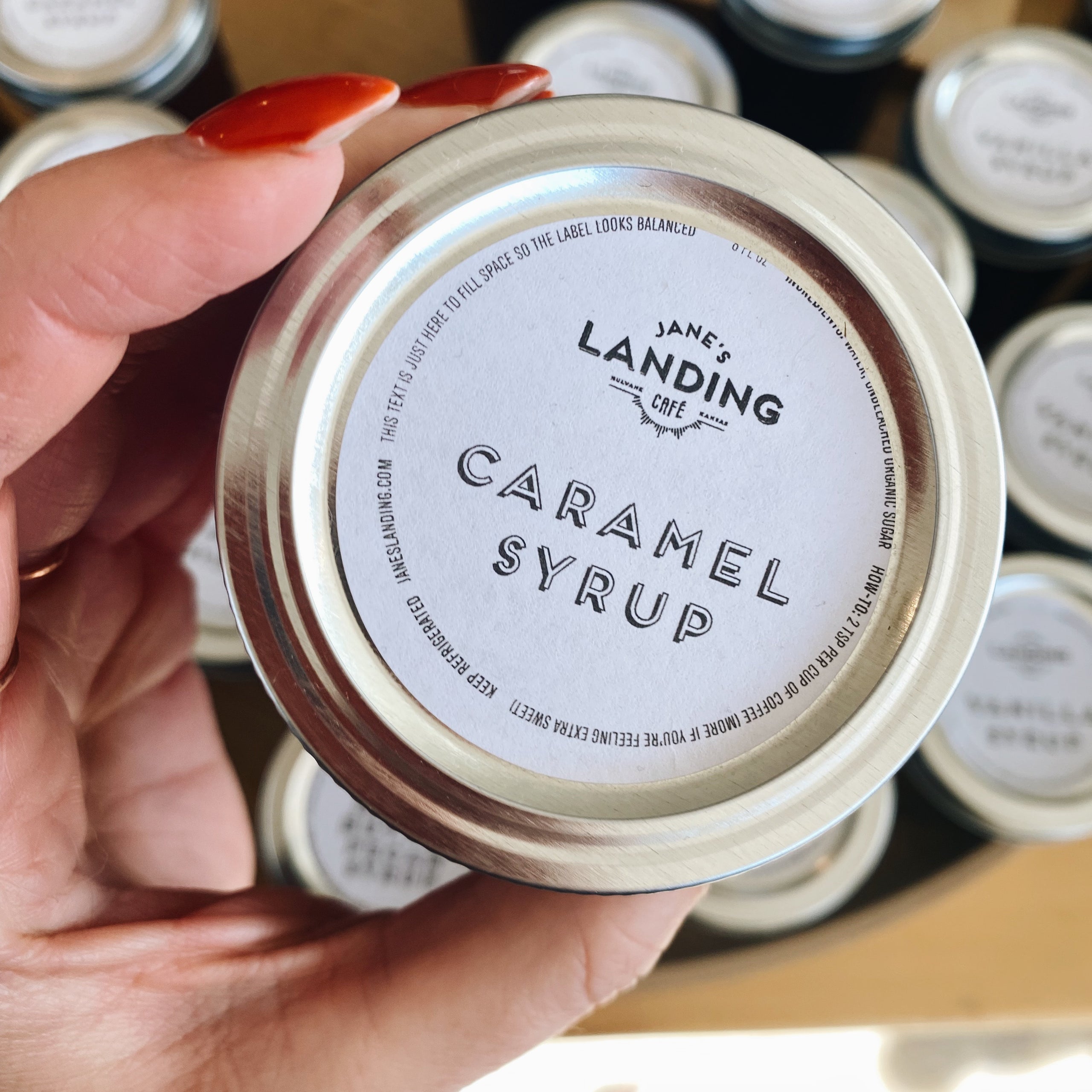 Jane’s Housemade Caramel Syrup | JANE'S LANDING