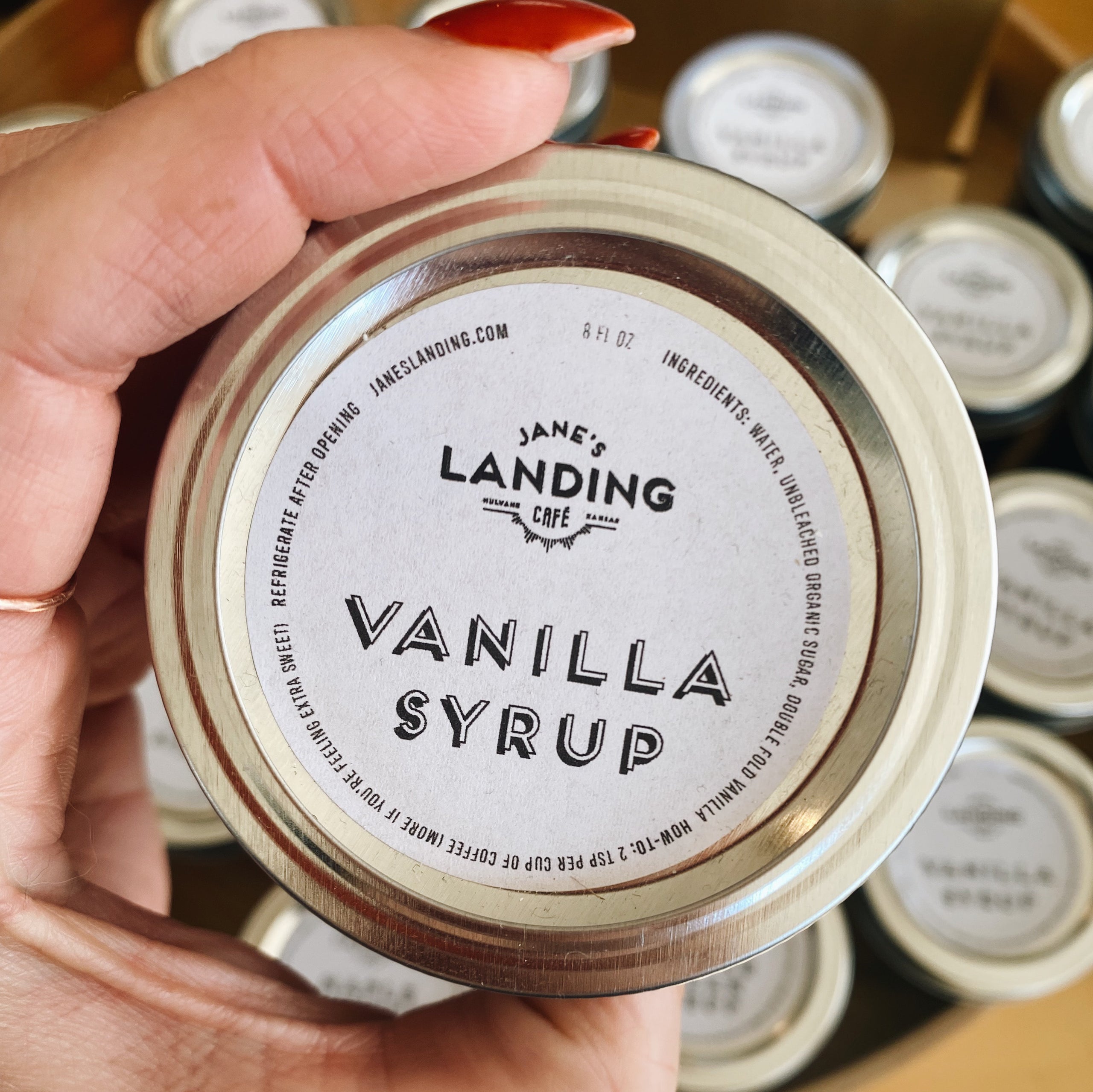 Jane’s Housemade Vanilla Syrup | JANE'S LANDING